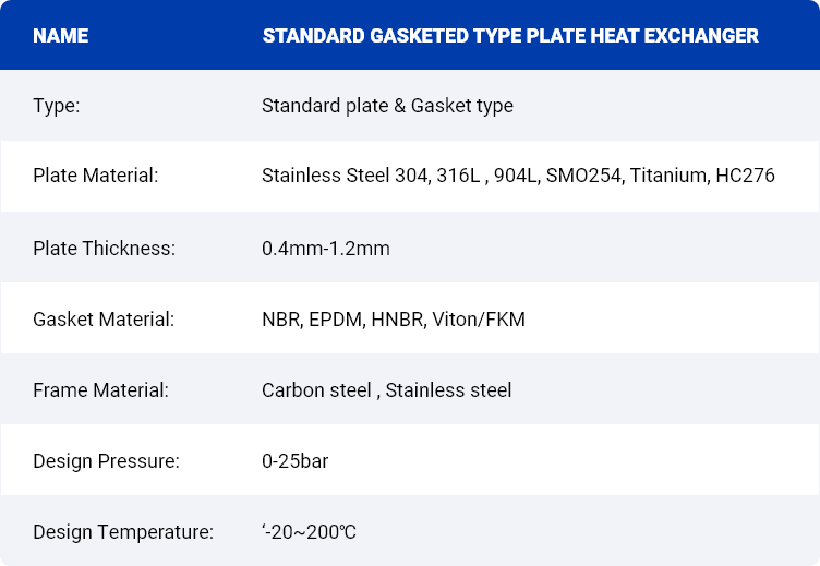 STANDARD GASKETED TYPE PLATE HEAT EXCHANGER - TODD THERMAL EXPERIENCE